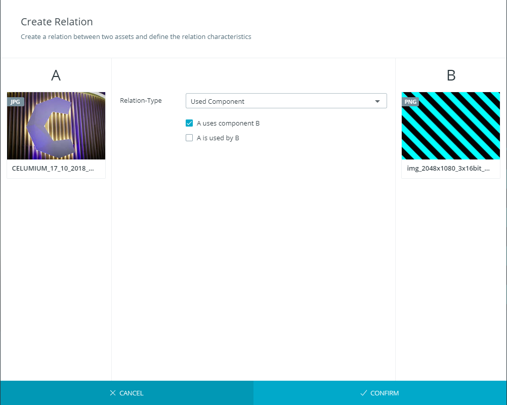 Manage similar assets